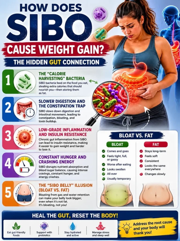 SIBO Cause Weight Gain: How Are They Related?